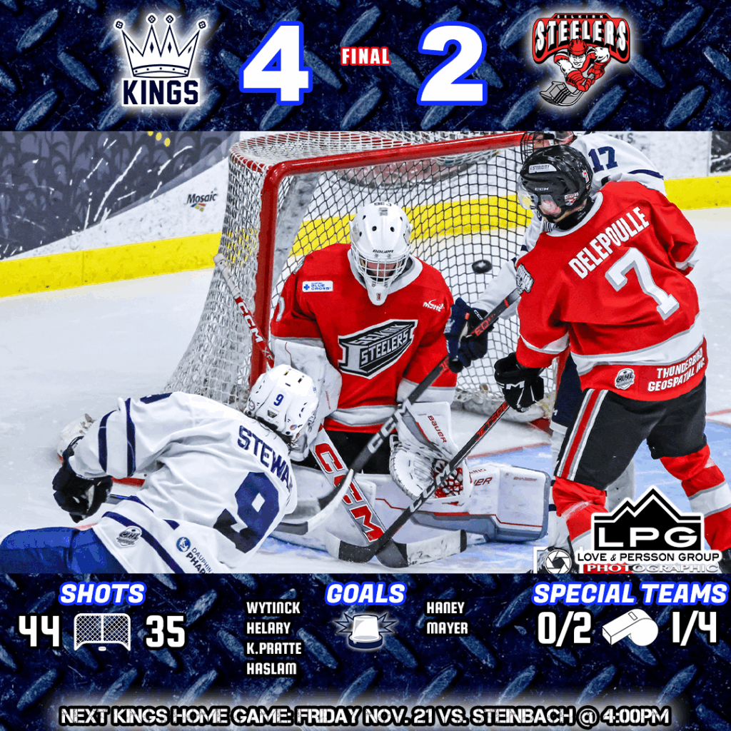 Kings Double Up Steelers 4-2 | Dauphin Kings